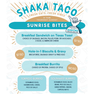 Shaka Taco - Ironclad Golf & Beer Garden
