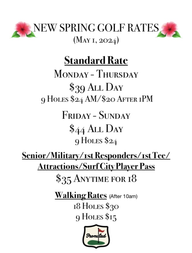 Rates - Ironclad Golf & Beer Garden